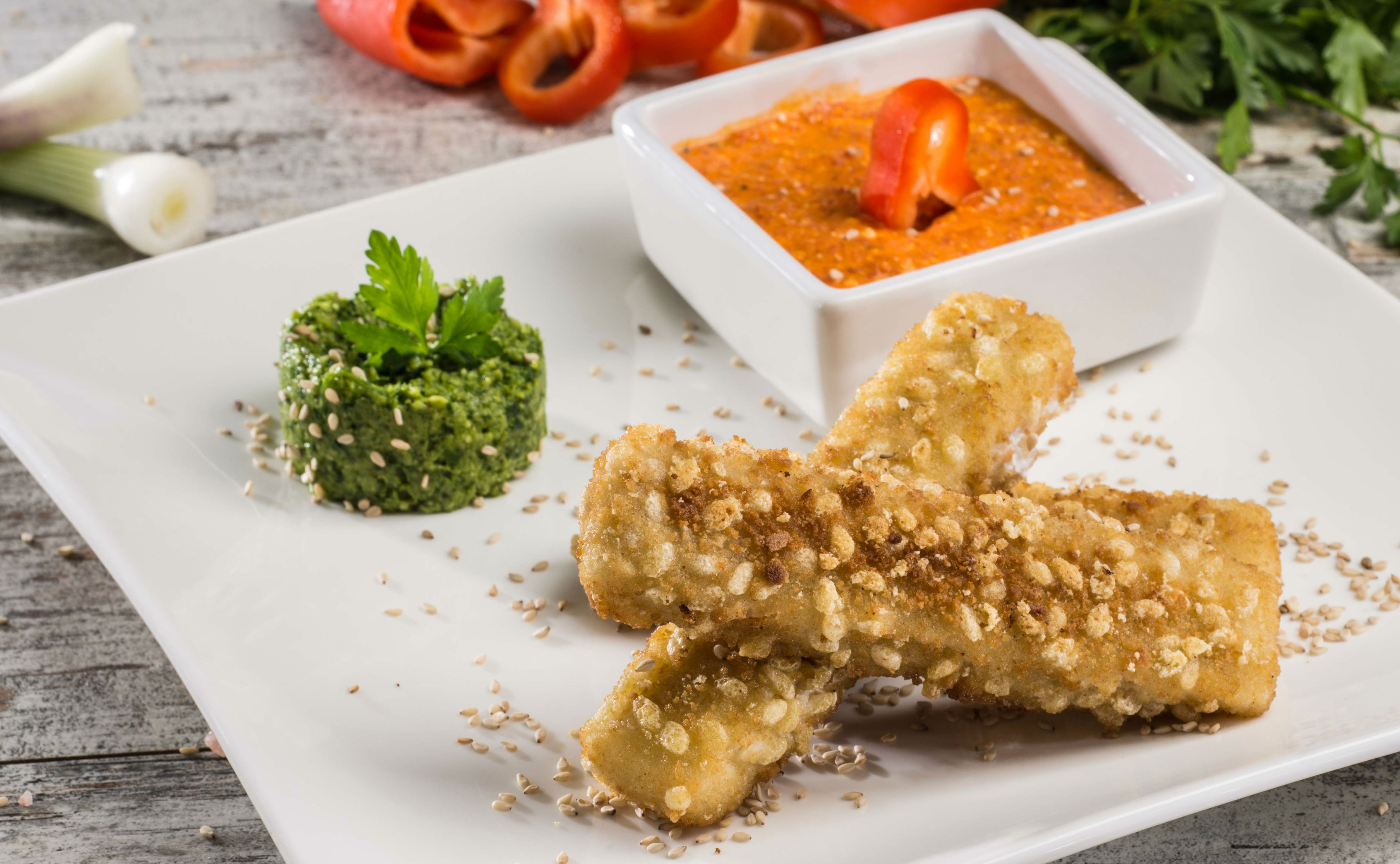 Fish Sticks σε τραγανό πανάρισμα με πολύσπορο αλεύρι / Lovefish